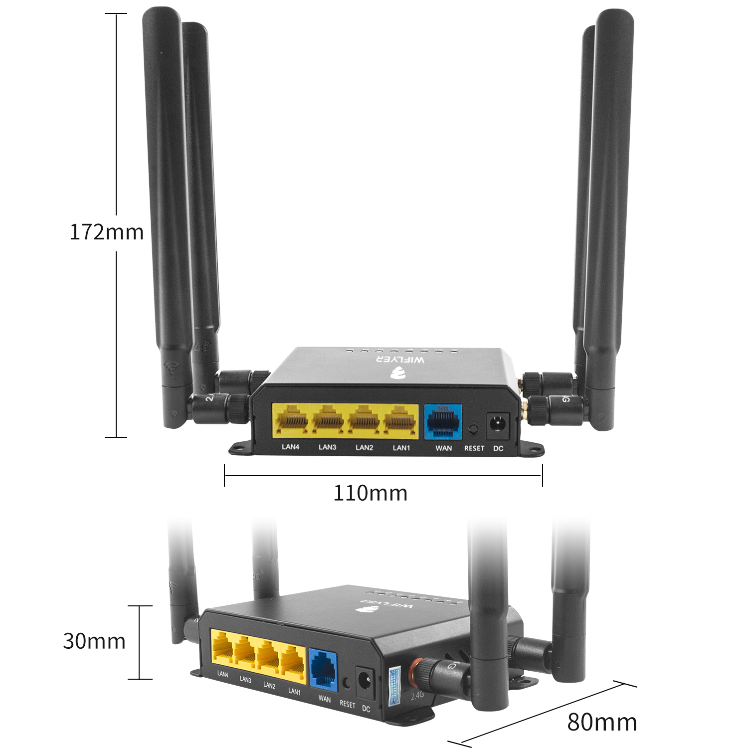 WE826 4G LTE Router With SIM Card Slot Wireless 300Mbps Wifi Hotspot ...