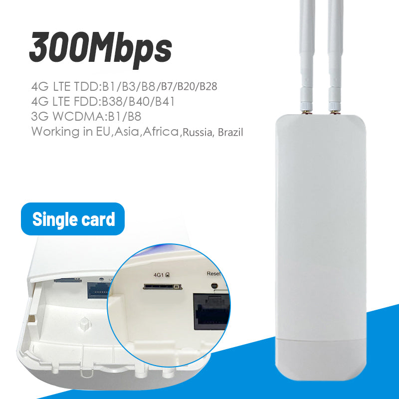 CPE2801 Outdoor 300Mbps CAT4 LTE Waterproof 4G Router – Zbtlink Online ...